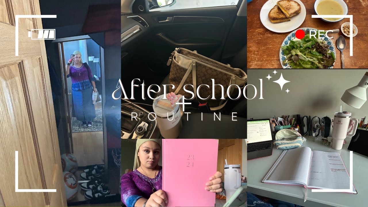PRODUCTIVE AFTER SCHOOL ROUTINE *junior year* - YouTube
