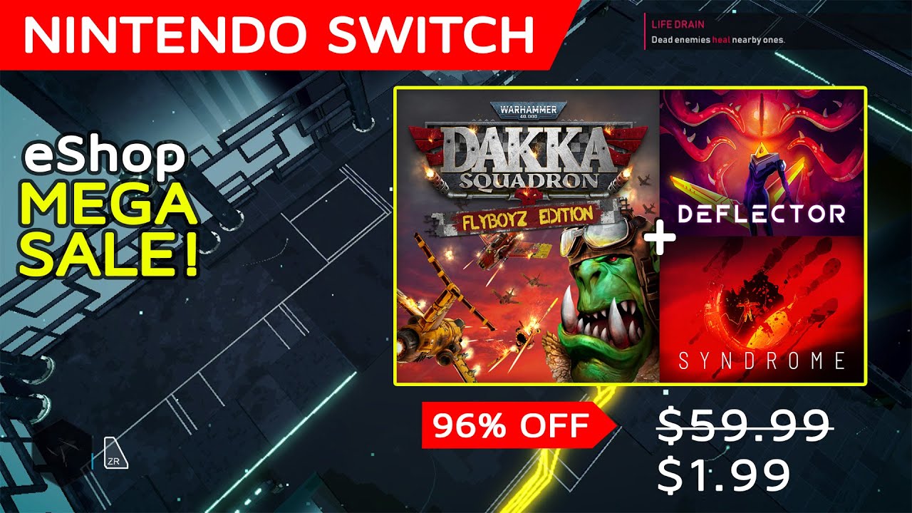 Action Games Bundle - Deflector, Syndrome, Warhammer 40,000 - Nintendo Switch | Gameplay - YouTube