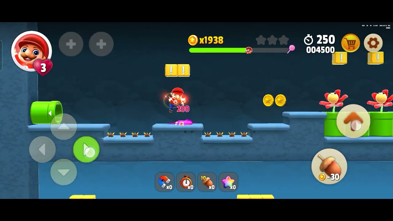 Super run world bro adventure gameplay walkthrough android iOS level 50 ...