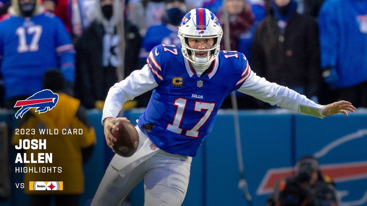 Josh Allen's best plays from 4-TD game | Super Wild Card Weekend - YouTube