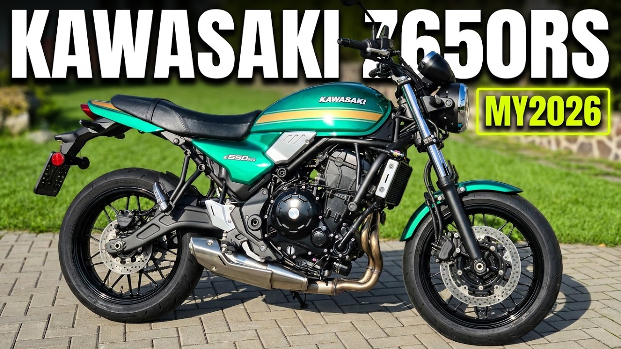 Kawasaki Z650RS Candy Emerald Green MY2026 4K - YouTube