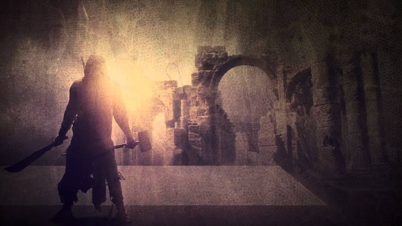 Ancient warrior background loop with temple ruins - YouTube