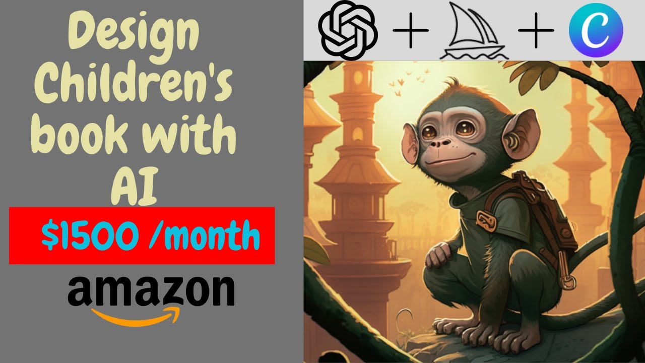 Design a Children's book with AI | Make a passive income by selling ...