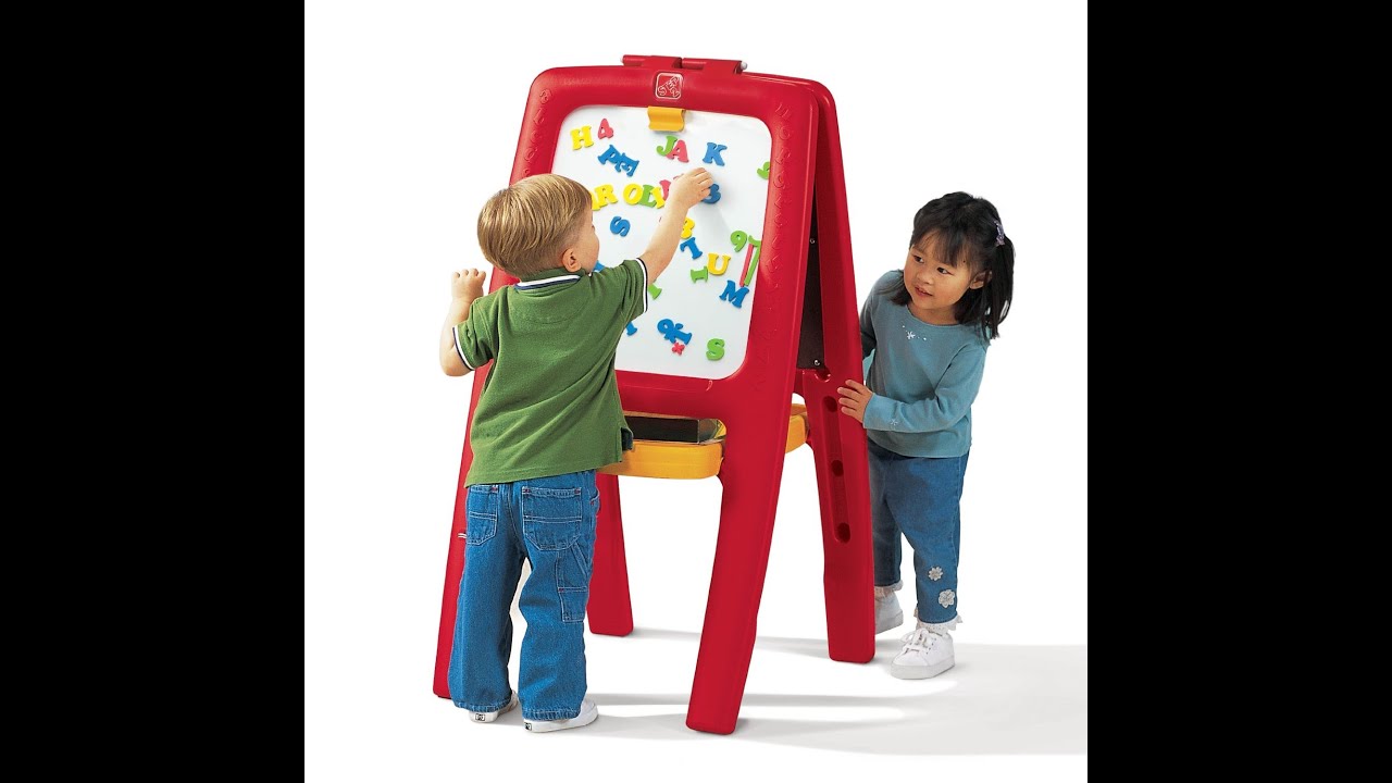 Review: Step2 Easel For Two with Bonus Magnetic LettersNumbers - YouTube