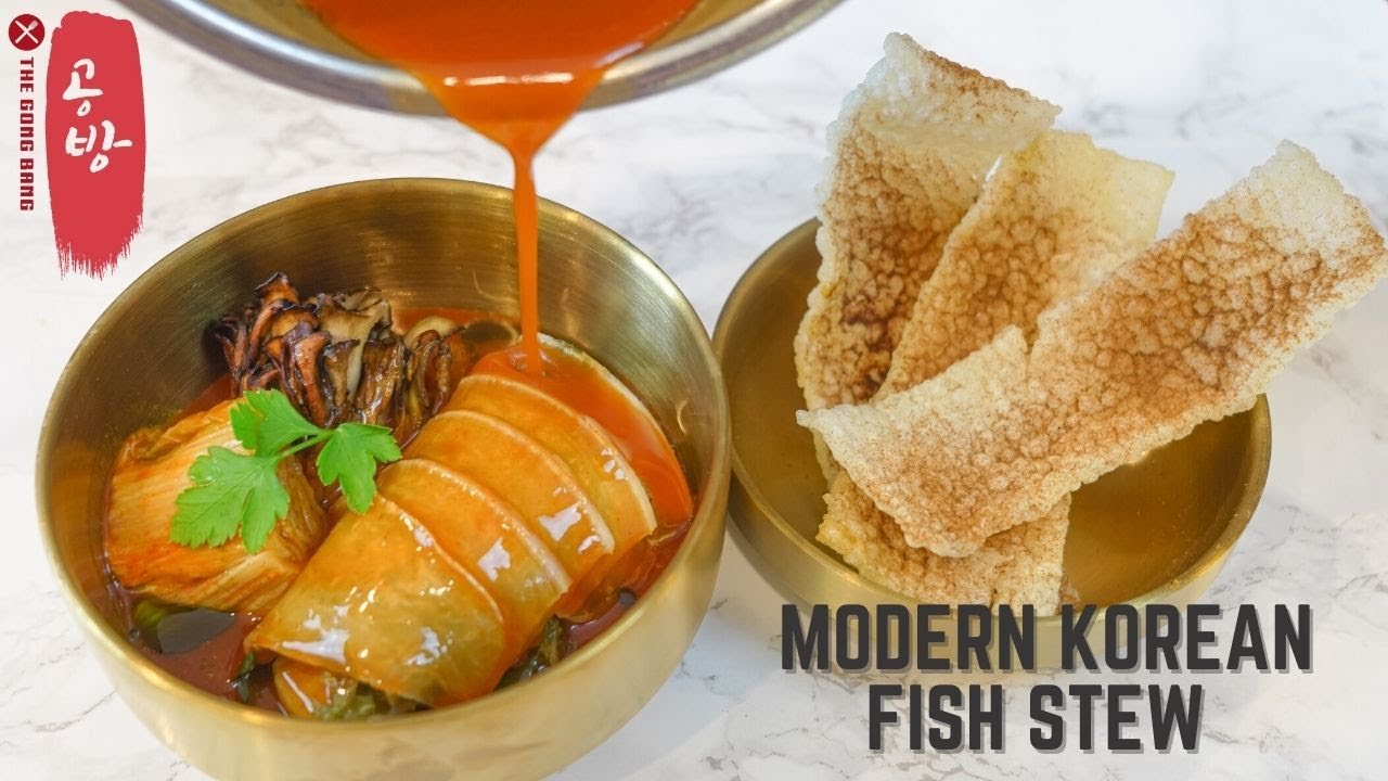 Modern Korean Fish Soup | Korean inspired Fish Stew with Daikon, Aosa ...