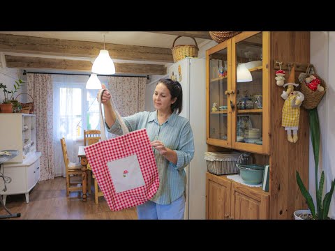 Sade Kırsal Yaşamın Keyfi | Rahat Bir Sonbahar Evi Yaratmak | Yemek Pişirme ve Dikiş | Sessiz Vlog