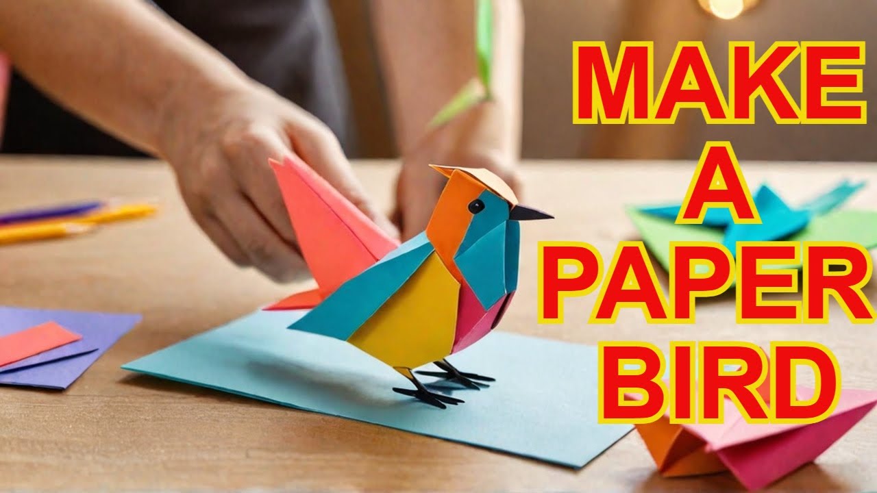 How to Make an Easy Origami Bird DIY Paper Bird Tutorial ? - YouTube