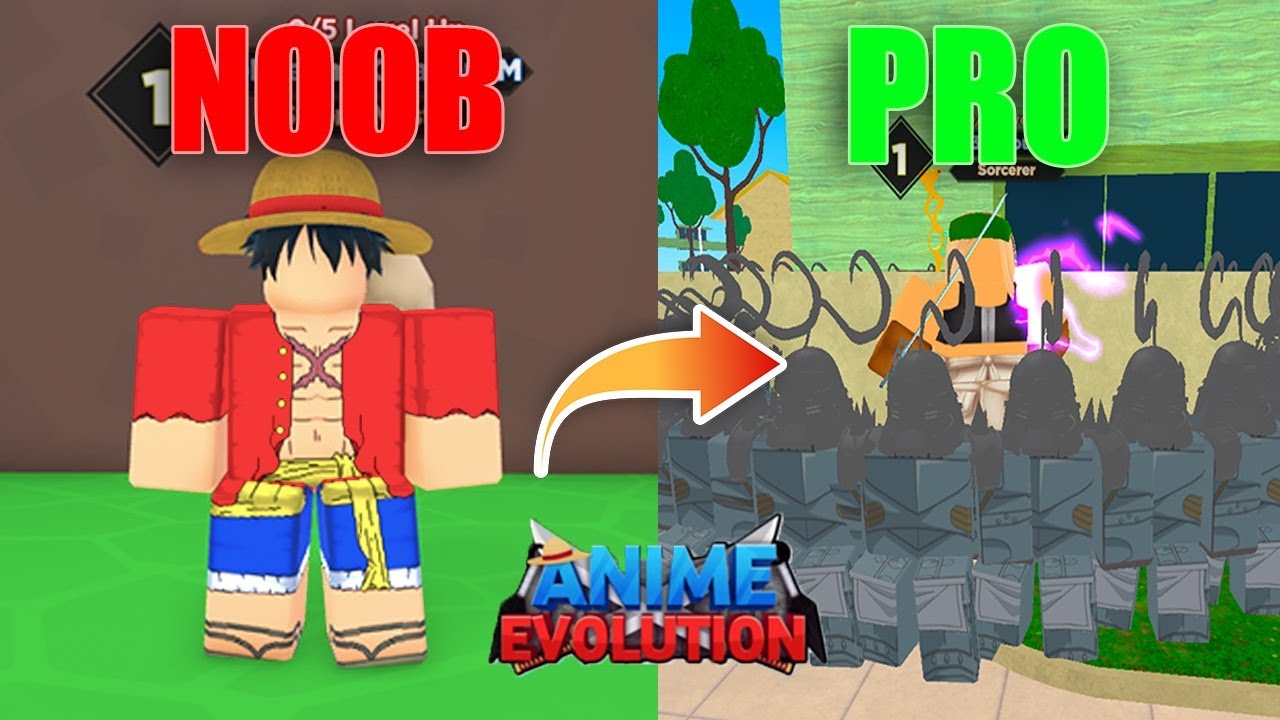 NOOB To PRO In Anime Evolution Simulator Day 11 New Update! - YouTube