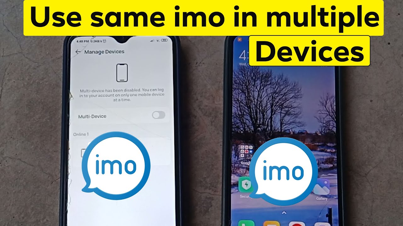How to Use Same imo in Two Phones (quick and easy method) - YouTube