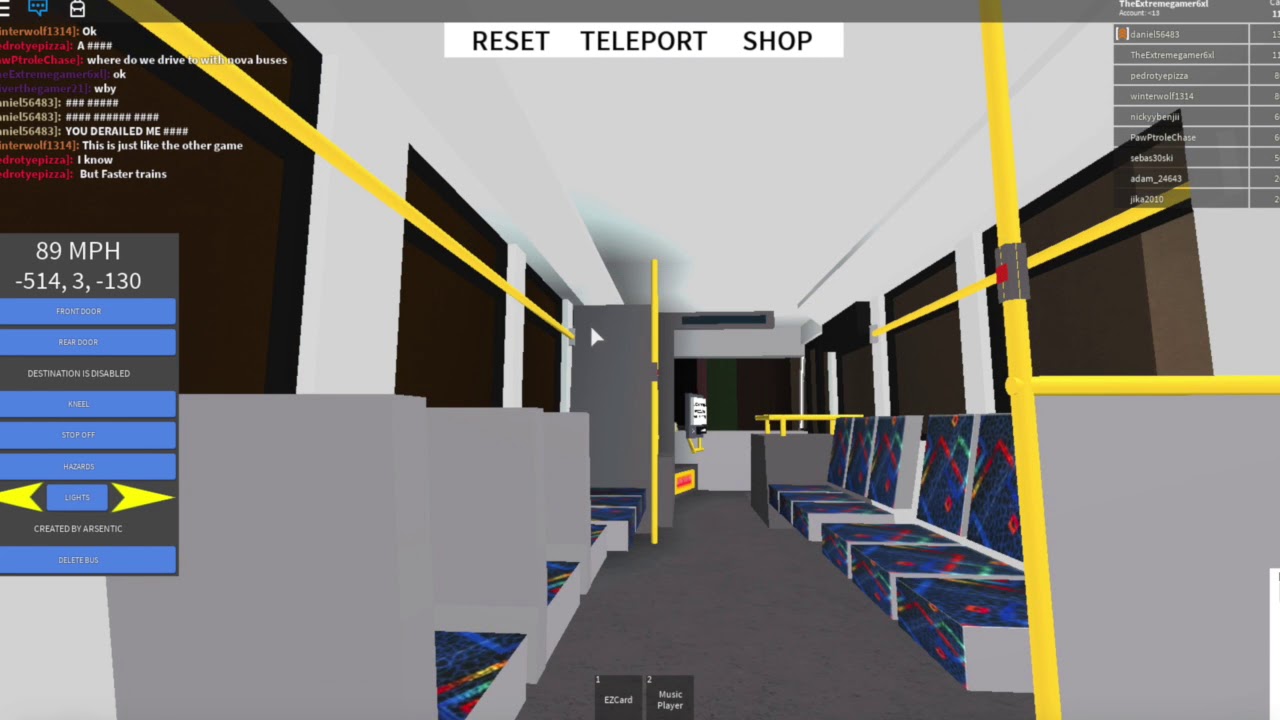 Driving a nova bus in roblox - YouTube