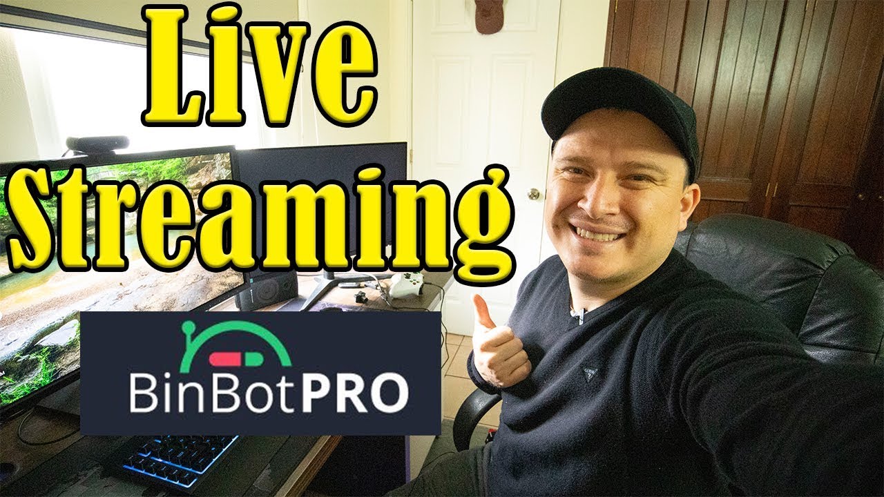 BinBot Pro LIVE STREAMING 2019 - Trading Live With Crypto ADX - YouTube
