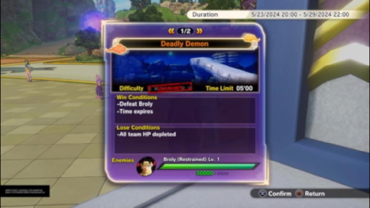 Dragon Ball Xenoverse 2 - Broly (Z) Base Form Raid "Deadly Demon ...