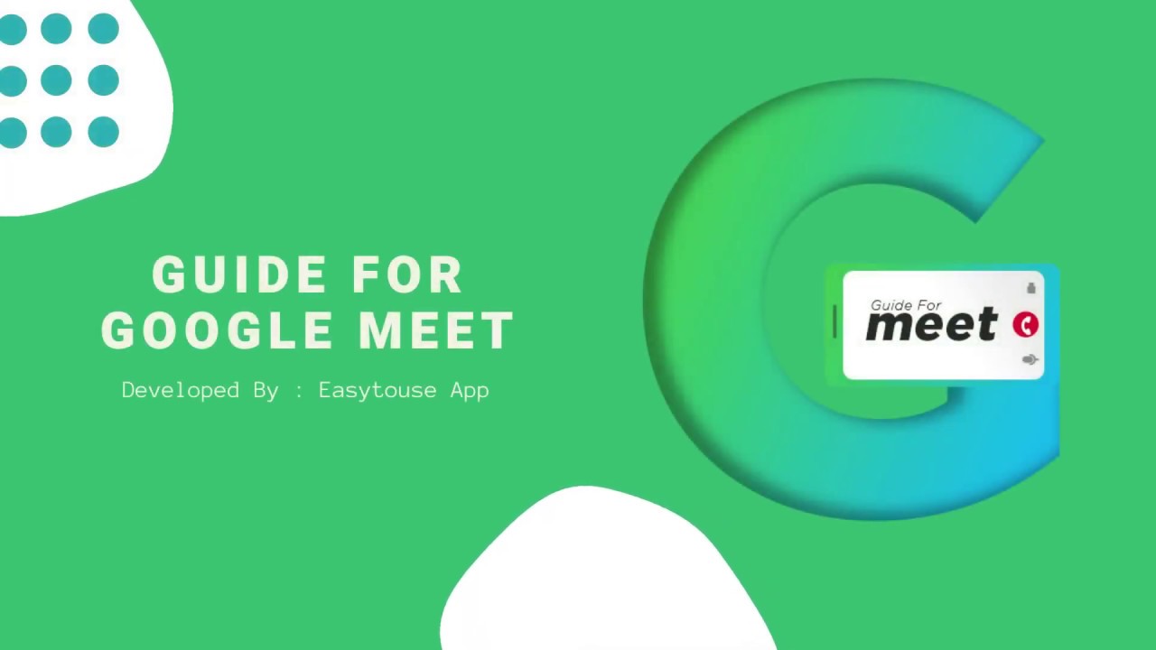 Guide for google Meet - YouTube
