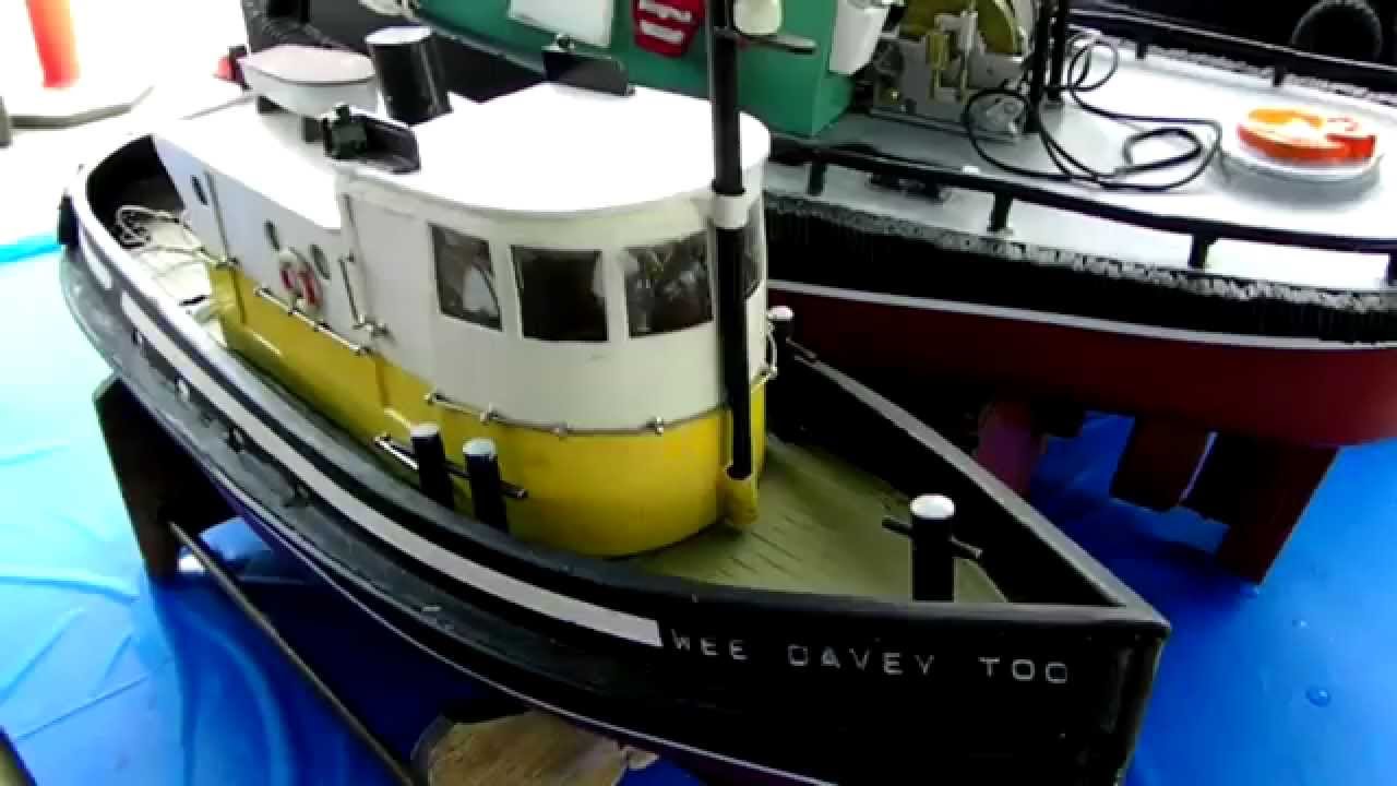 RC Tugboat Display - YouTube