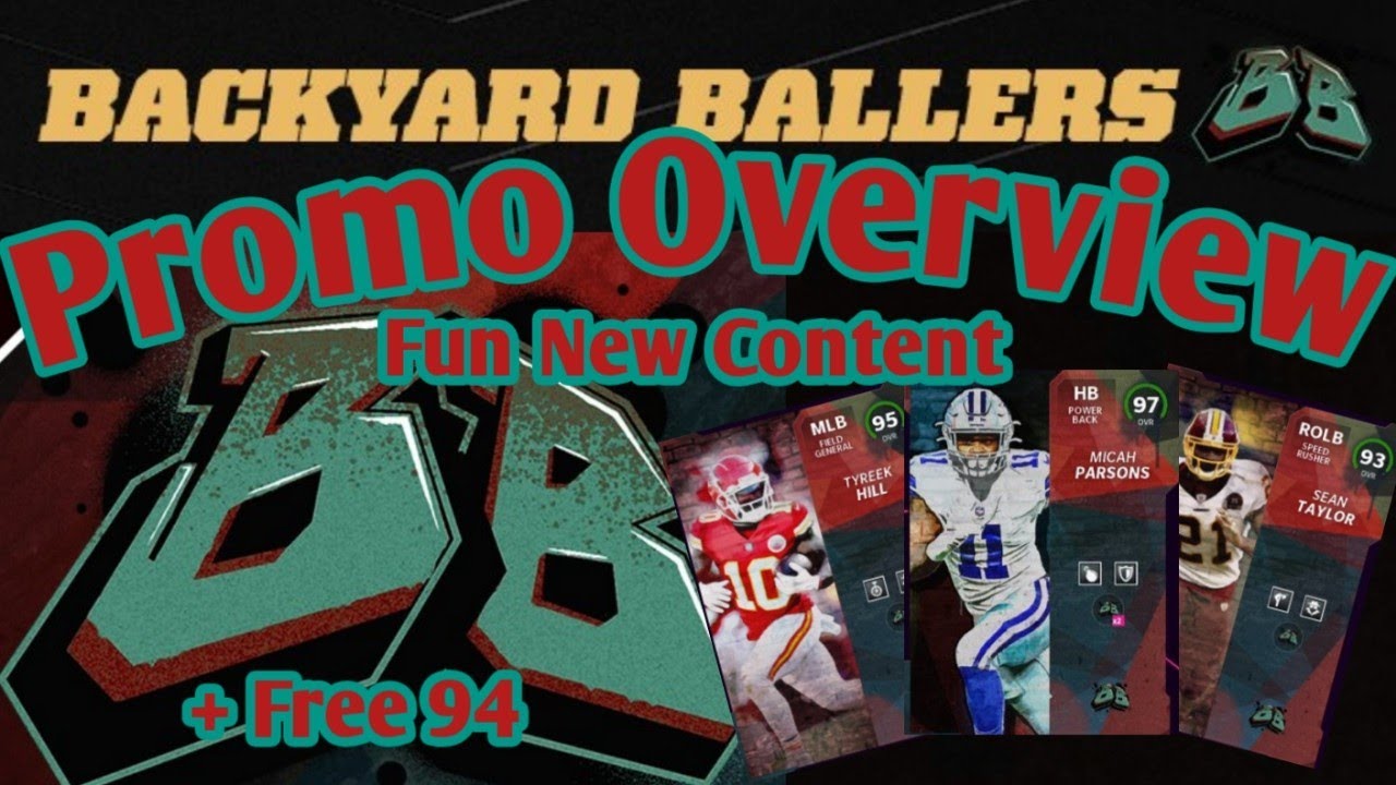 MUT22 Backyard Ballers Promo Overview (Fun New Content!!) - YouTube
