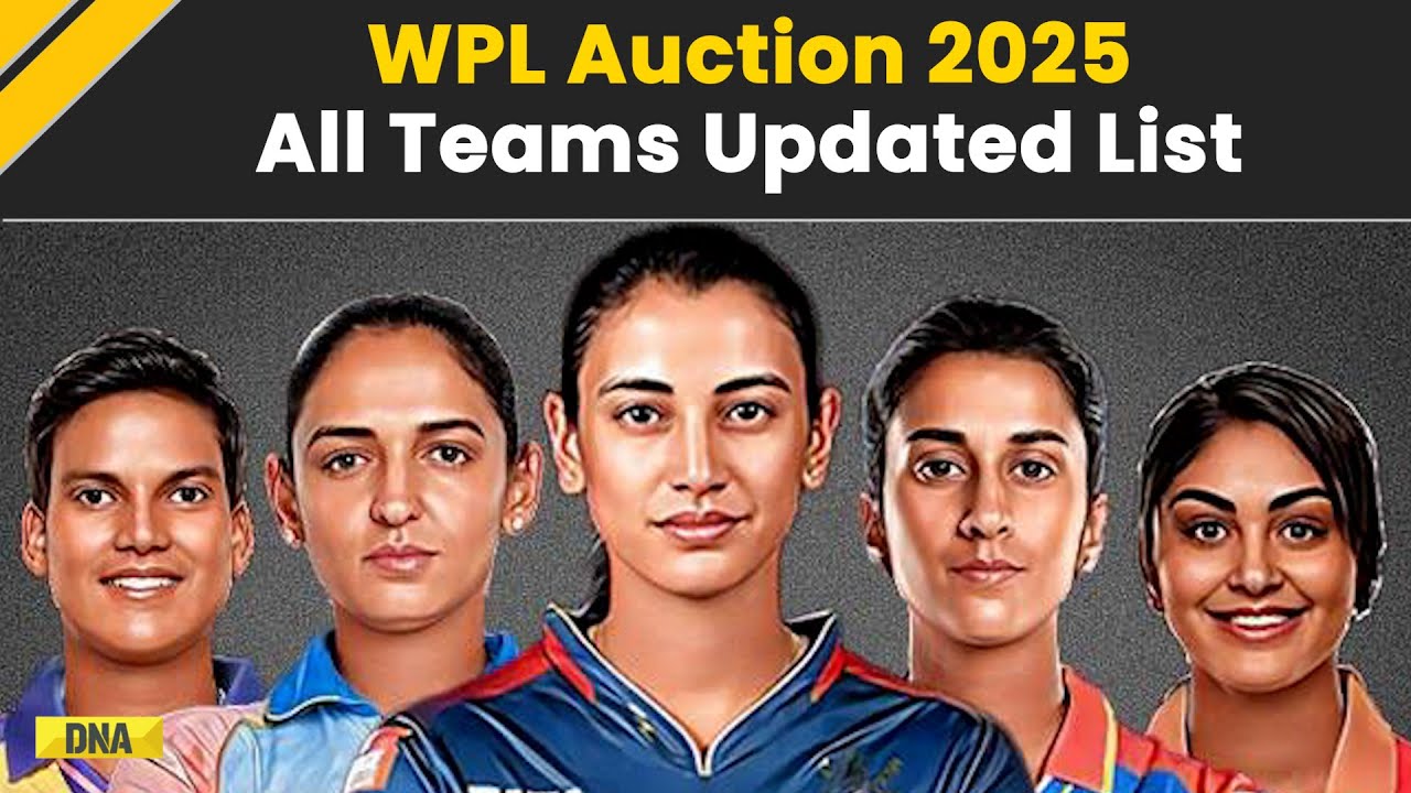 WPL Auction 2025: Updated List Of All Teams After WPL Mini Auction ...