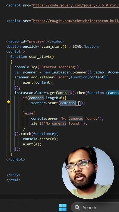 JavaScript Read QR code #coding #code #javascript #webdevelopment - YouTube