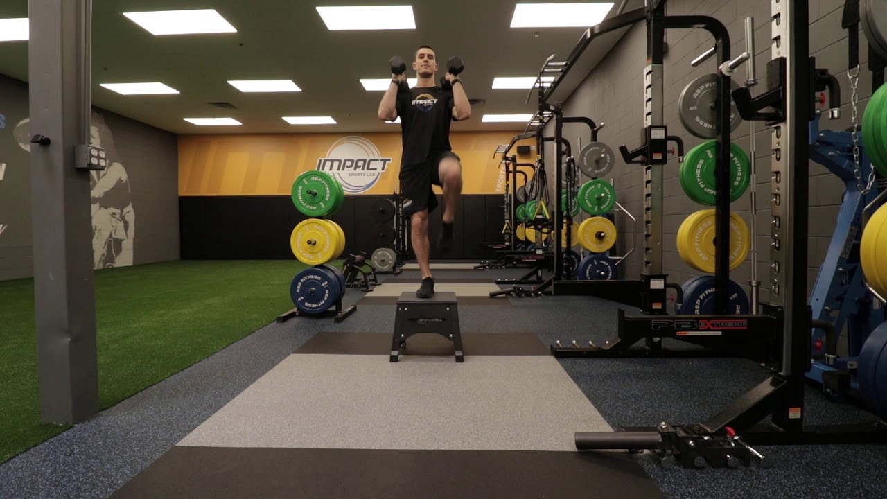 DB Front Rack Step Up - YouTube