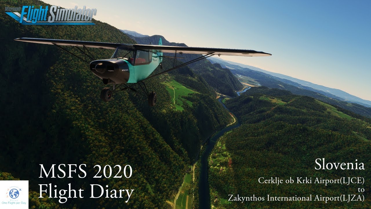 MSFS 2020 Flight Diary - 1日1飛 - Slovenia - LJCE to LJZA - Microsoft Flight Simulator 2020 - YouTube