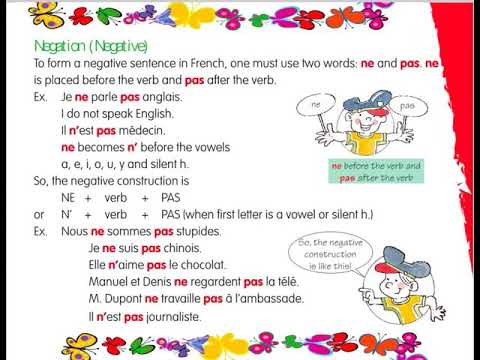 Grade 8 - French (Negative Sentences) - YouTube