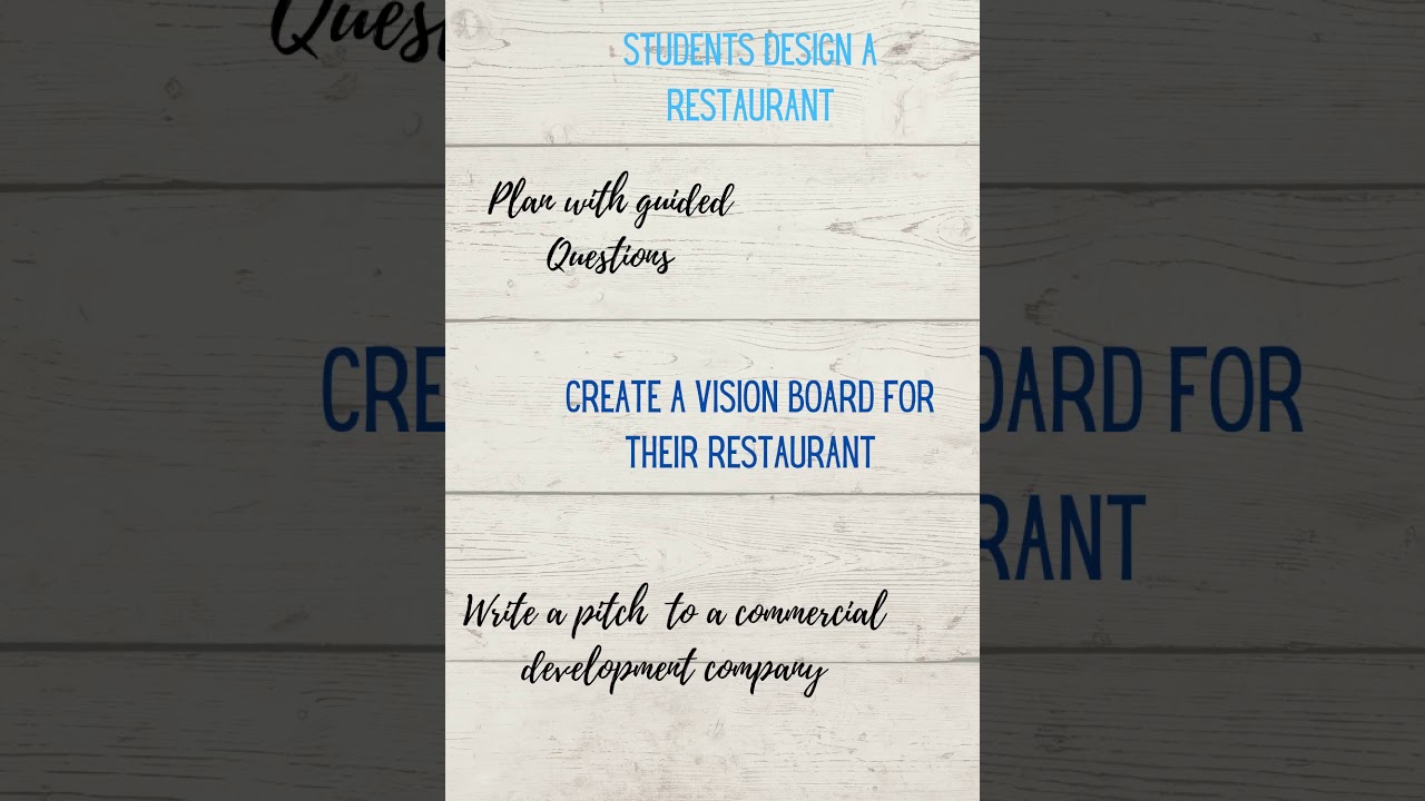 Design Your Own Restaurant - YouTube
