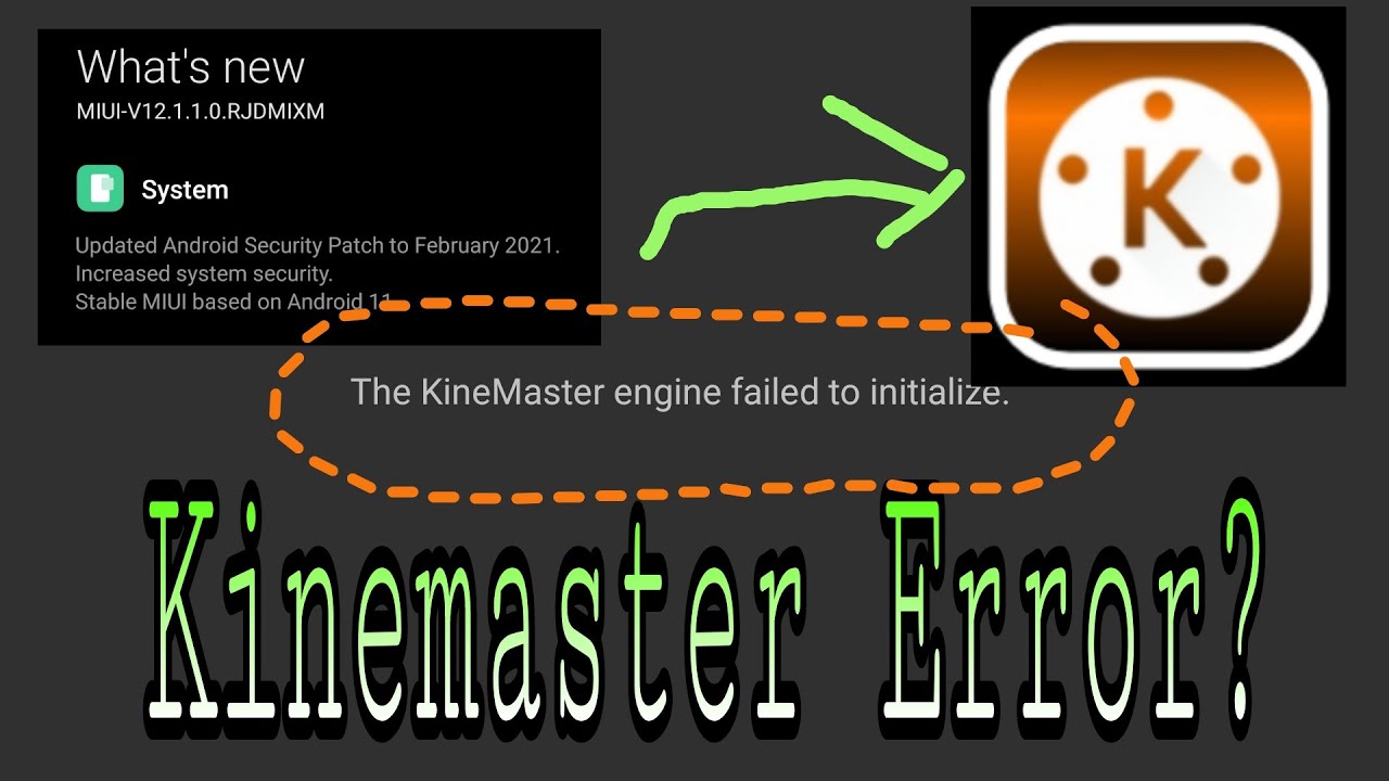 Kinemaster engine failed to initialize | How to Solve Error Kinemaster ...