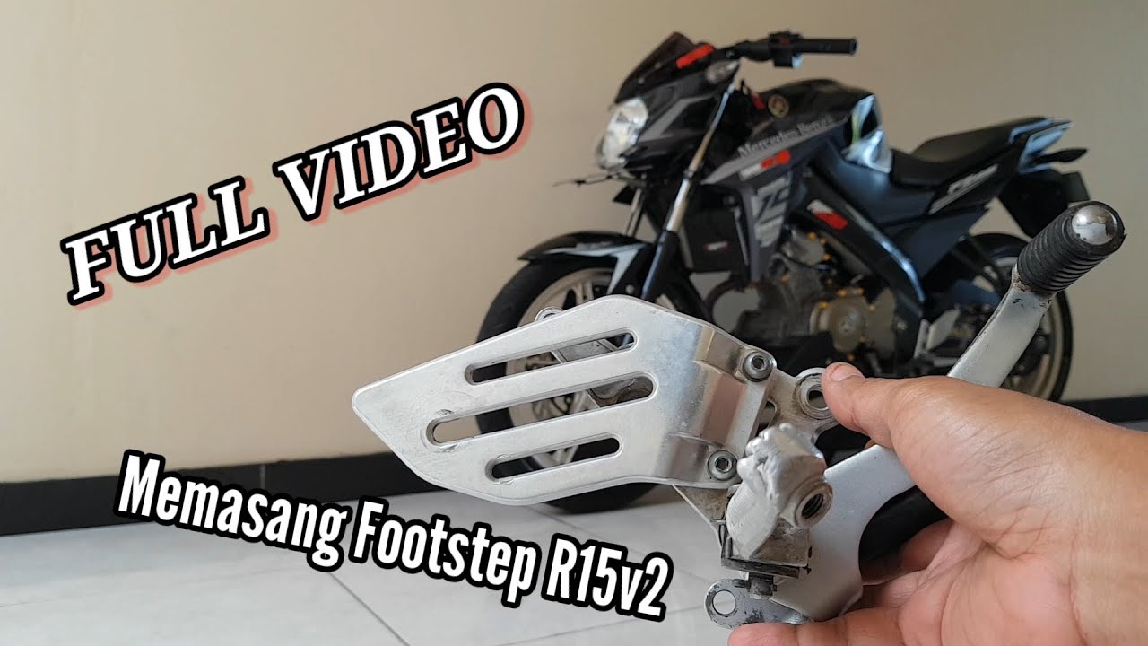 Cara Pasang Footstep R15 Ke Vixion Lengkap | Tutorial | - YouTube