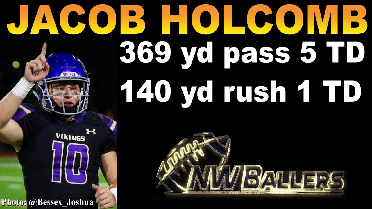 JACOB HOLCOMB '19 QB Puyallup HS (WA) - WEEK 10 #NWBQuickMix - YouTube