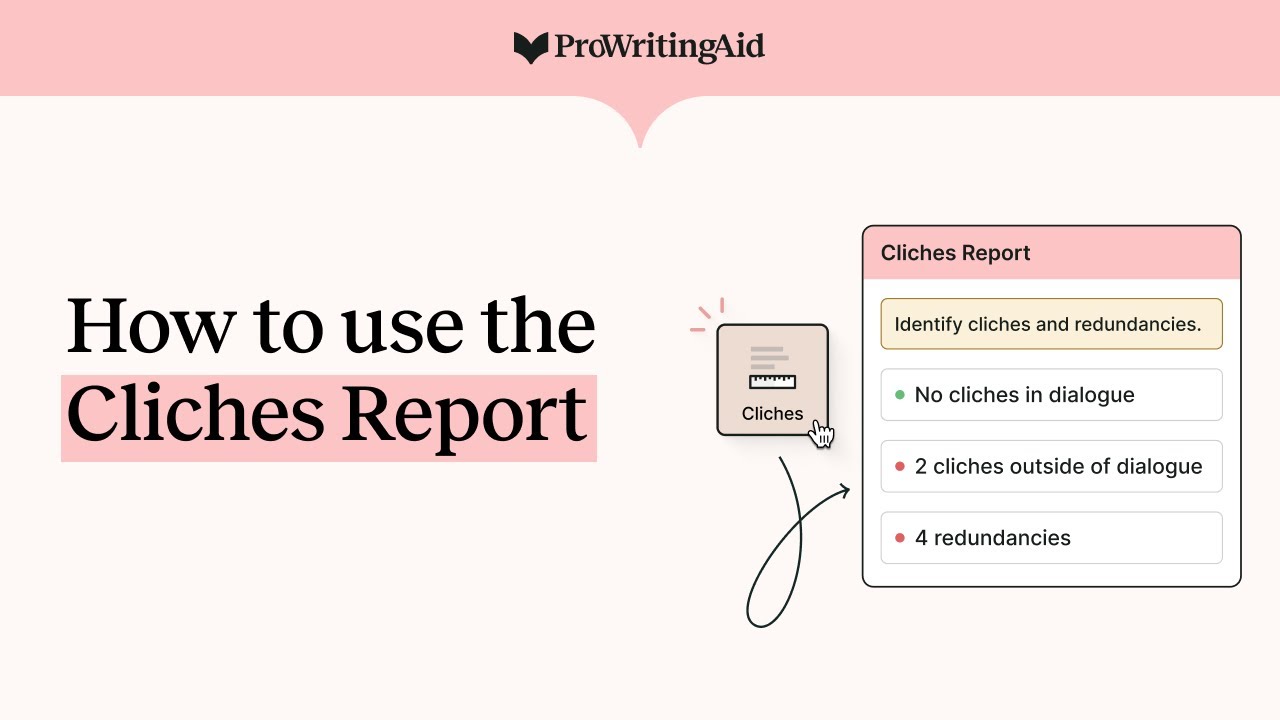 How to use the Cliches Report - YouTube