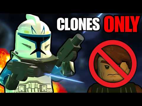 Can You Beat LEGO Star Wars: The Clone Wars With ONLY Clones?