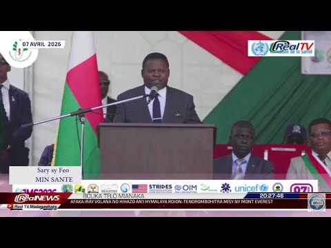 REAL NEWS / NY #VAOVAO MARINA MIVANTANA 07 APRILY 2026. #Madagascar 