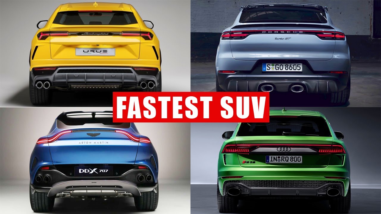 TOP 20 FASTEST SUVs OF 2022 - YouTube