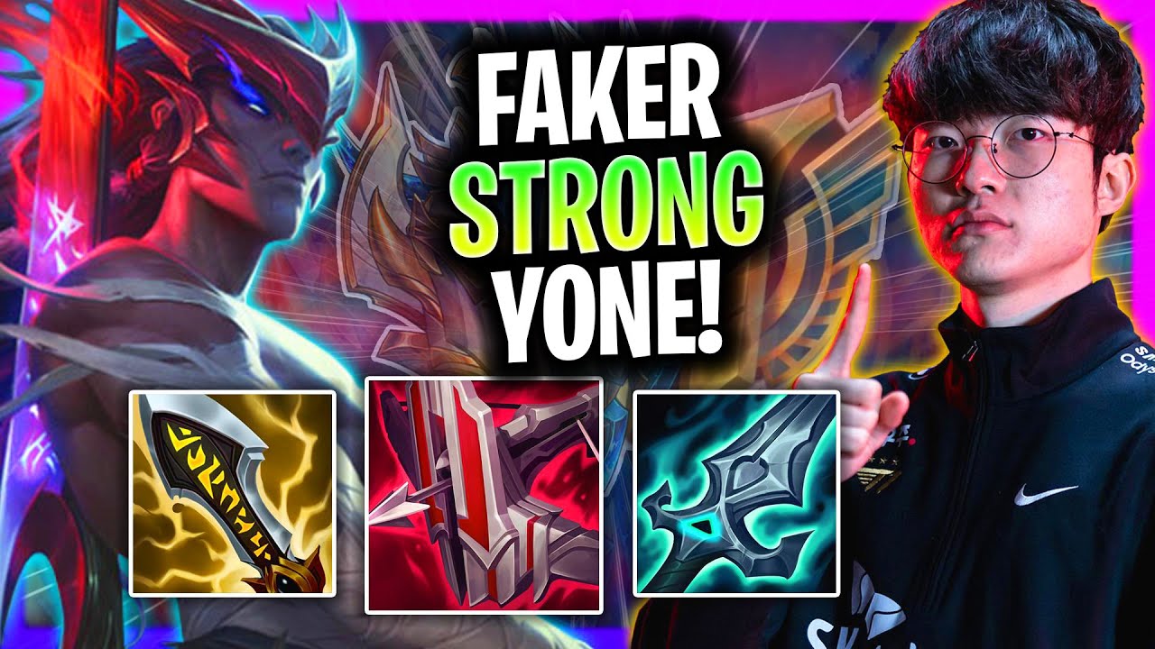 FAKER IS SO STRONG WITH YONE! | T1 Faker Plays Yone Mid vs Aurora ...