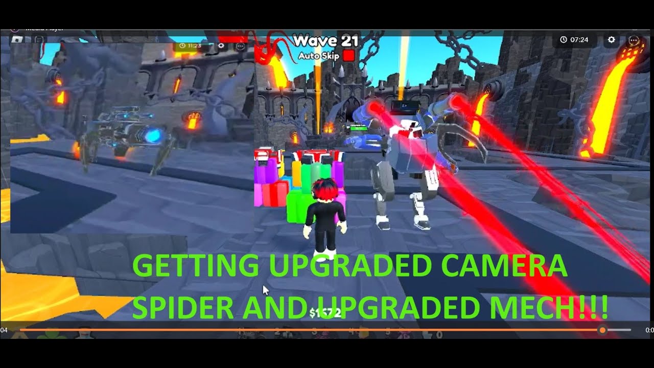 GETTING UPGRADED CAMERA SPIDER AND UPGRADED MECH CAMERAMAN! UPDATE 72 ...
