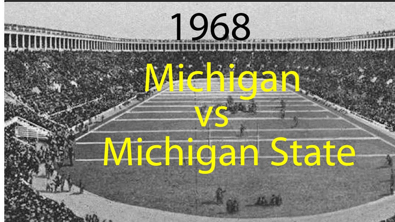 1968 Michigan State @ Michigan; College Football Game - YouTube