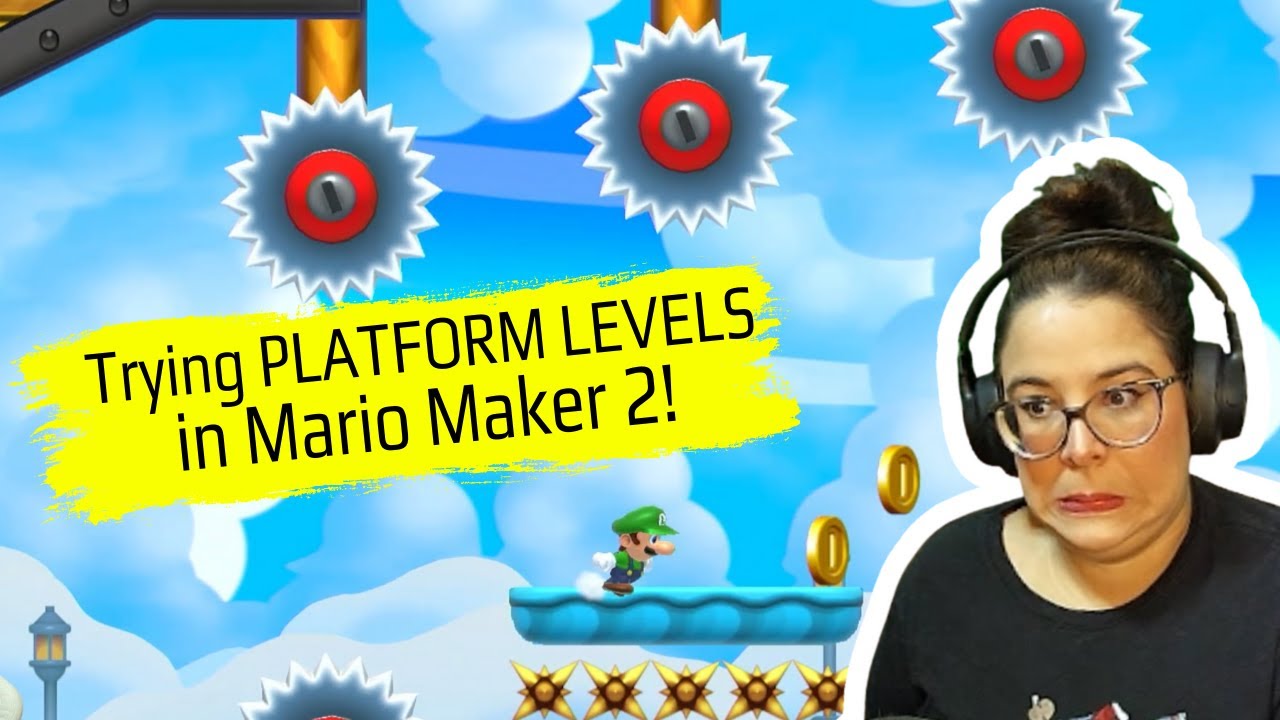 Trying PLATFORM LEVELS in Mario Maker 2! - YouTube