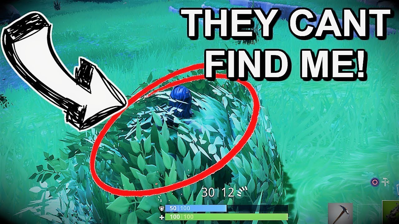 SHRUB CAMPING FOR THE WIN! l FORTNITE - YouTube