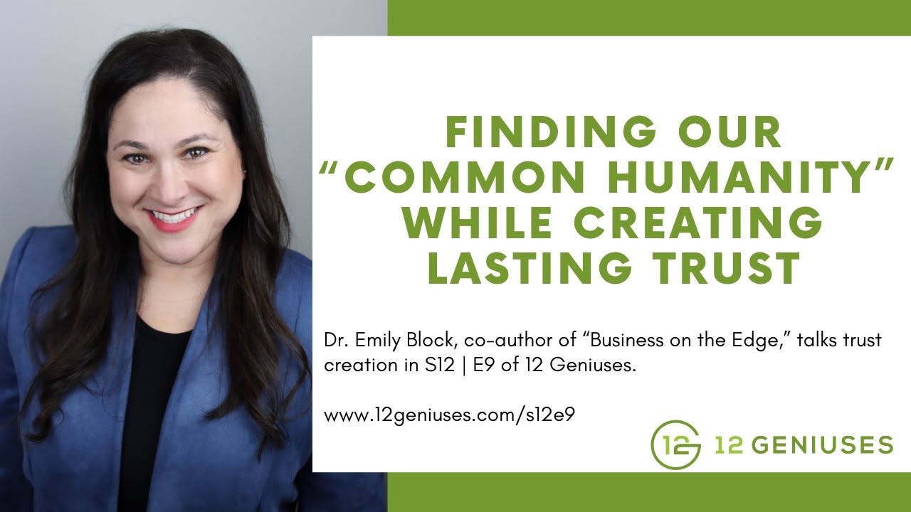 Dr. Emily Block | Creating Trust with Diverse Stakeholders - YouTube