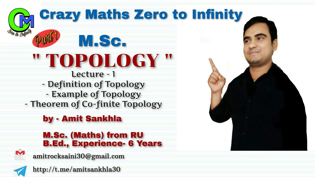 M.Sc.(Maths)//Topology//Lecture 1//Definition and Examples of Topology ...