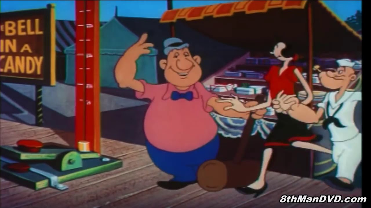 POPEYE THE SAILOR MAN The Crystal Brawl 1957 Remastered HD 1080p - YouTube