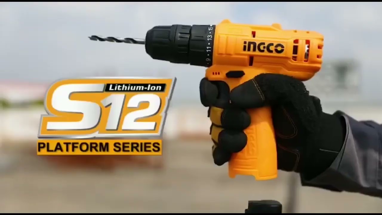 Taladro Inalambrico 12v INGCO UCDLI12415 - YouTube