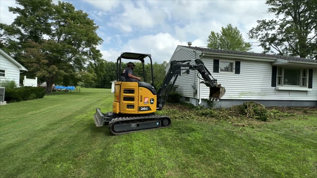 Residential Landscape Demolition - YouTube