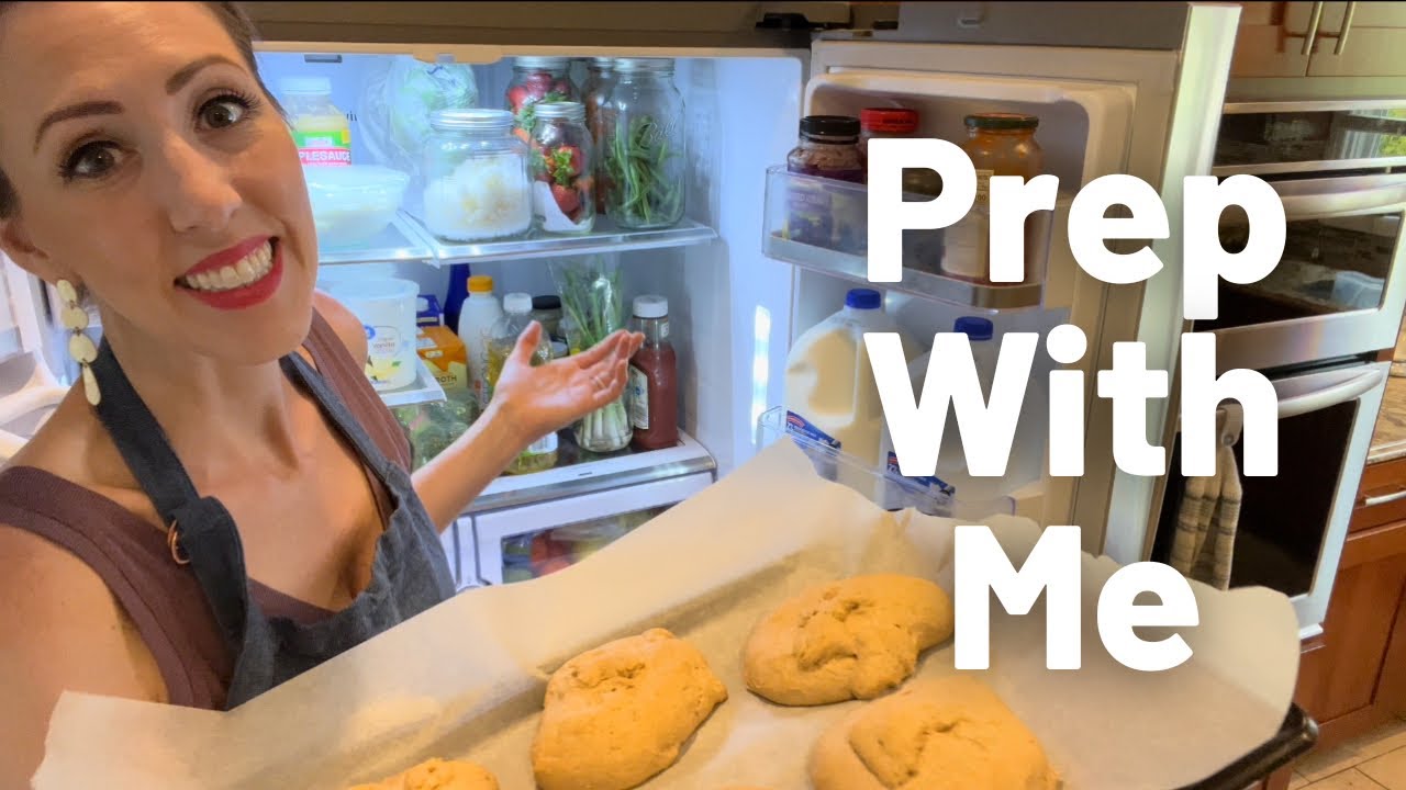 Mid-Month Grocery Haul PREP || Food Prep + Pantry organizing + filling ...