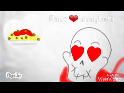 Papyrus loves His spagehetti!❤