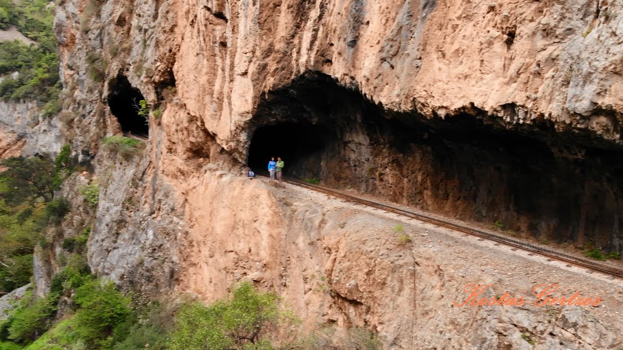 ΦΑΡΑΓΓΙ ΒΟΥΡΑΪΚΟΥ (DRONE). VOURAIKOS GORGE AERIAL VIEW, ACHAEA, GREECE ...