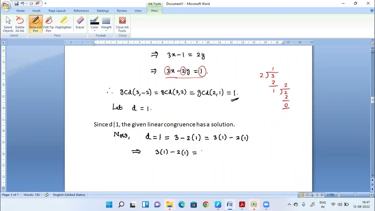 Solving linear congruences - Part 3 - YouTube