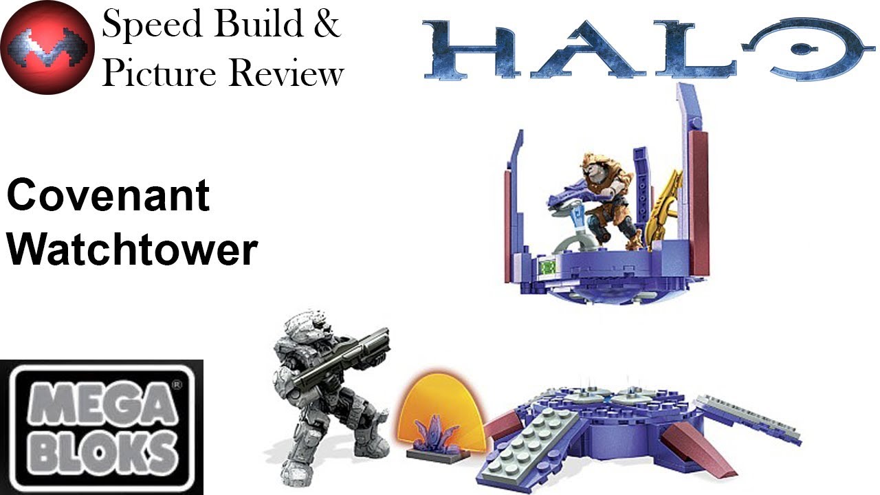 Halo - Covenant Watchtower - Mega Bloks Speed Build and Picture Review ...
