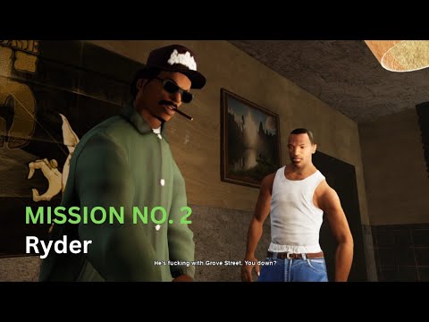GTA San Andreas Definitive Edition - Mission #2 - Ryder (Mobile) - YouTube