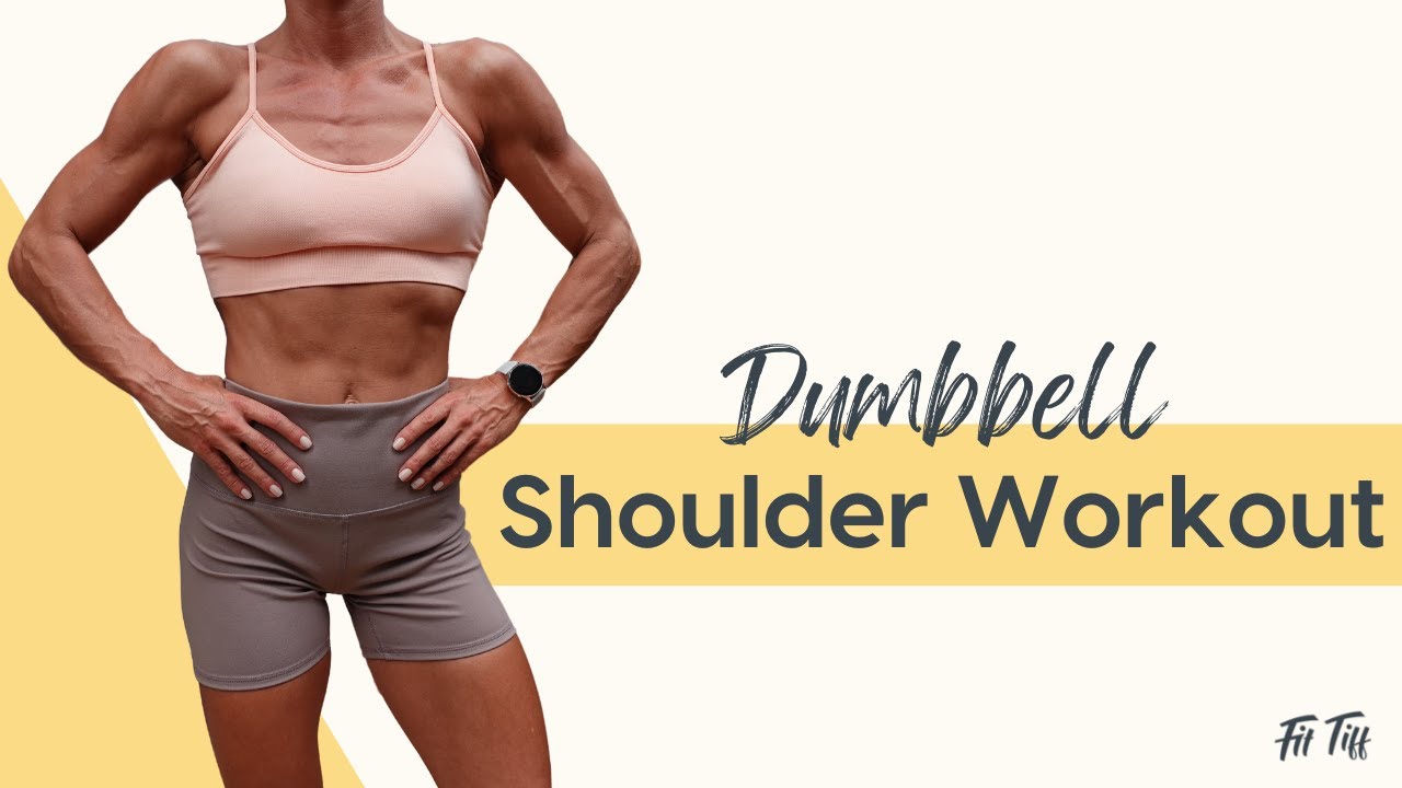 15 Minute Upper Body Workout Dumbbell Shoulder Workout Follow Along