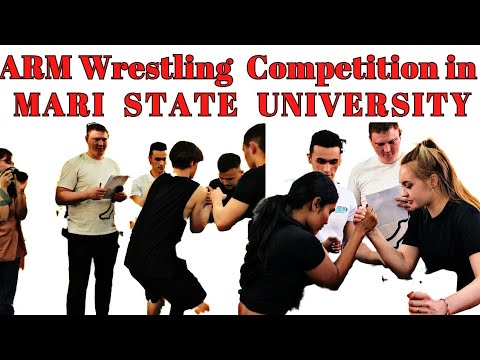 ARM Wrestling competition in Mari State University|Russia telugu vlogs| Anonymous Jai Vlogs|